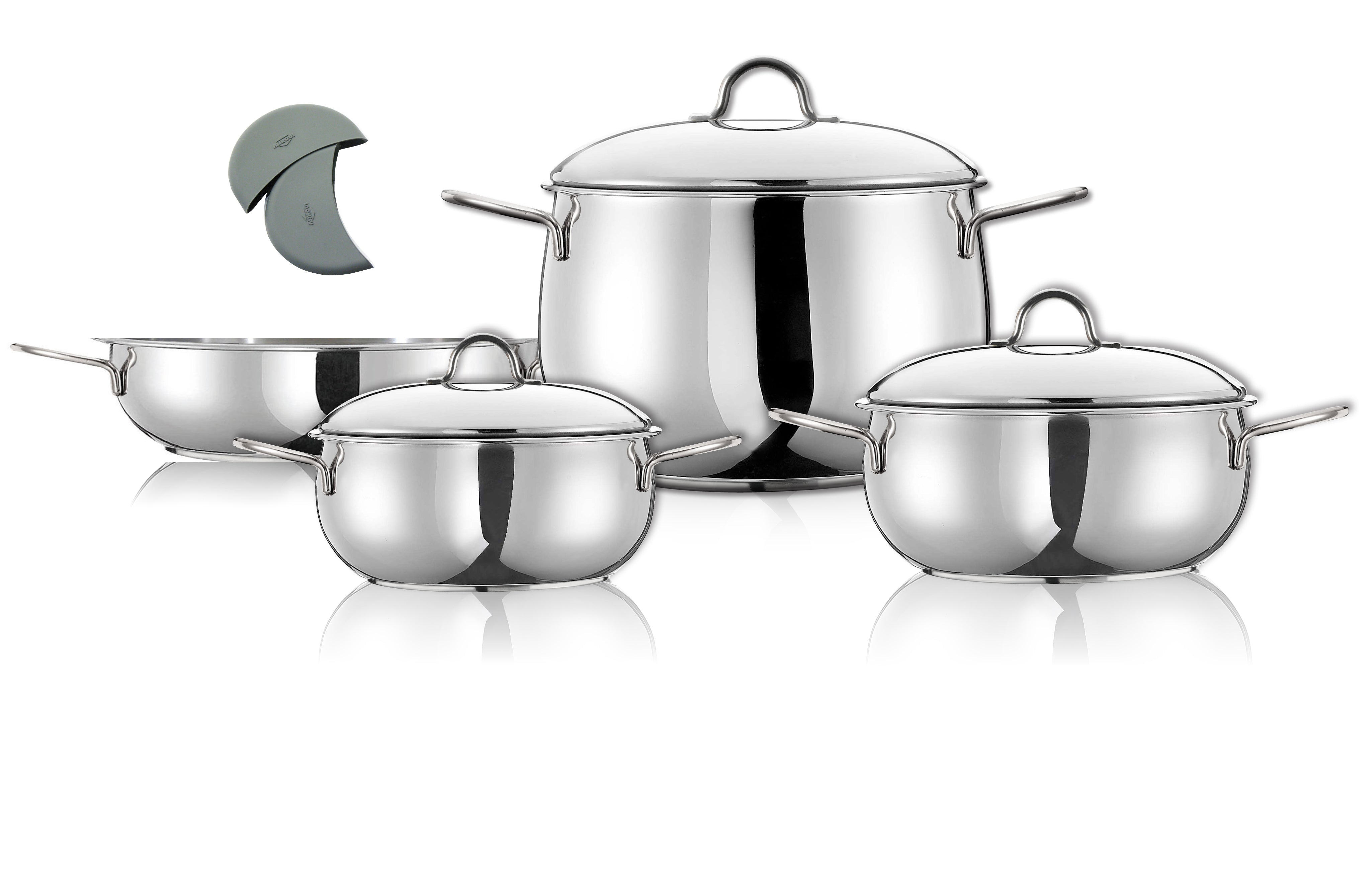 Bella 7-Piece Italian Stainless Steel Cookware Set – Arimi Home & Kitchen